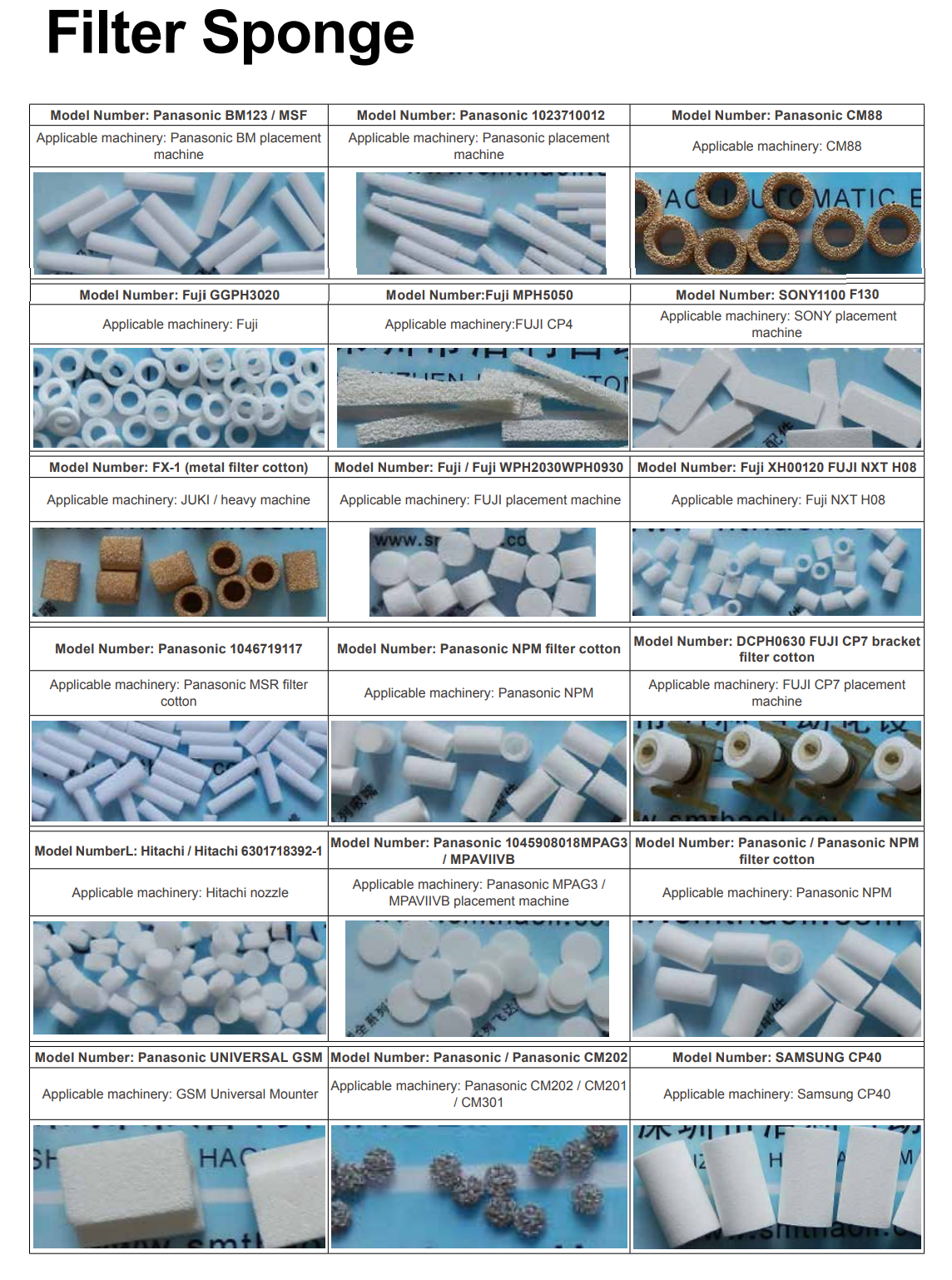 Filter Sponge – JRPV Semicon Supplies Inc.