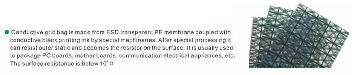 Conductive Grid Bag – JRPV Semicon Supplies Inc.